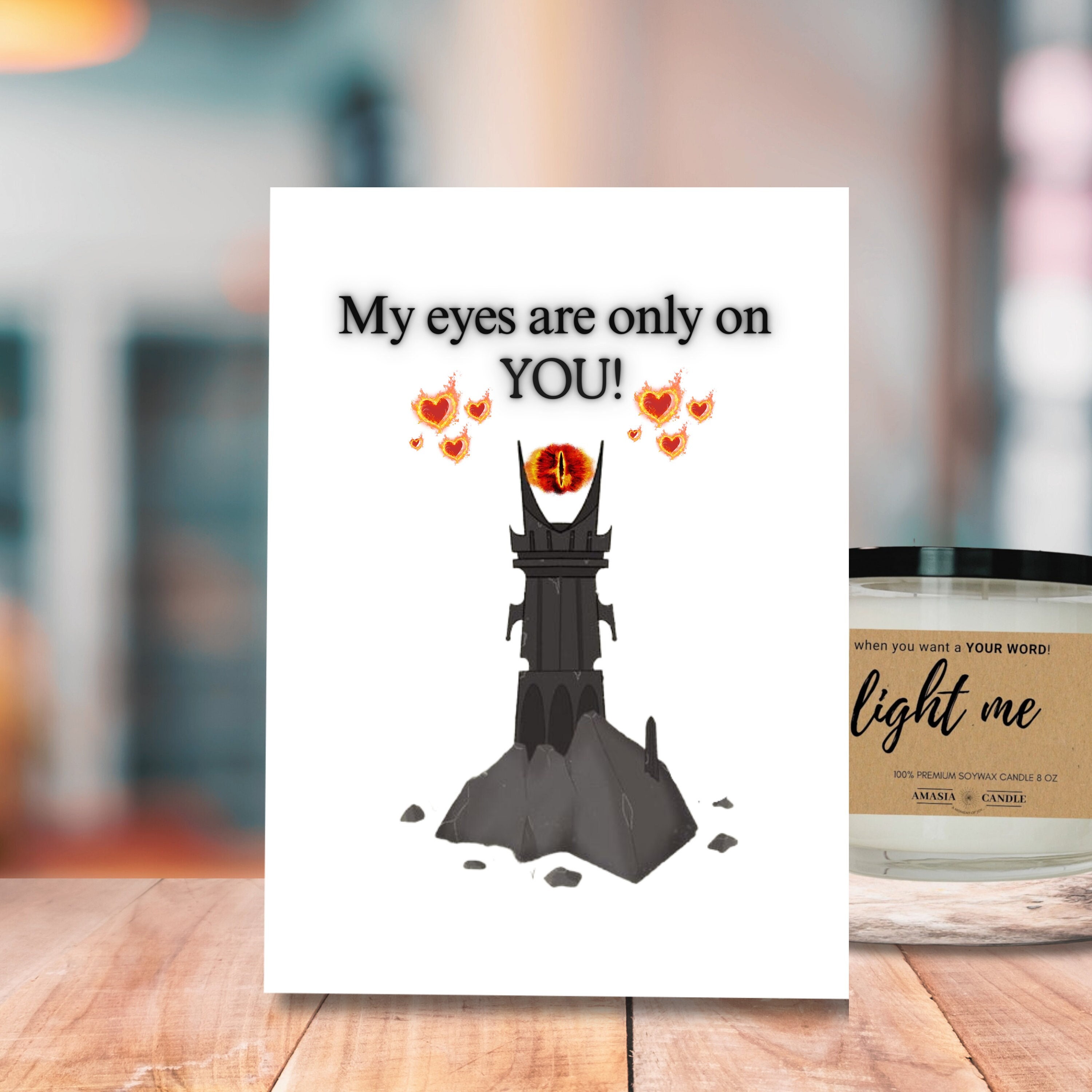 LOTR Sauron Anniversary Card Birthday LOTR Card Cute Anniversary Card ...
