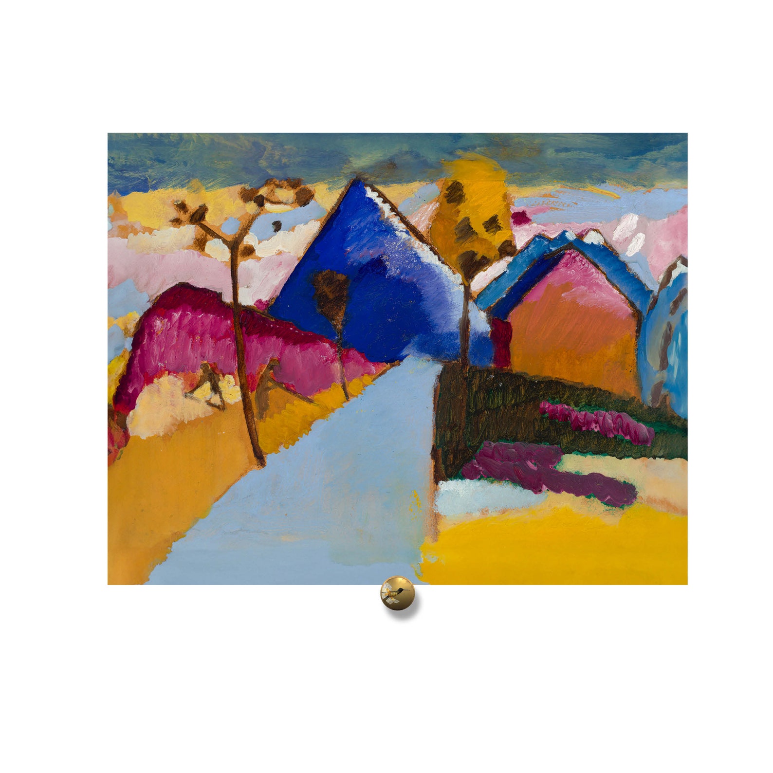 Abstract Art by Wassily Kandinsky 'kochel Straight Street' Painting ...