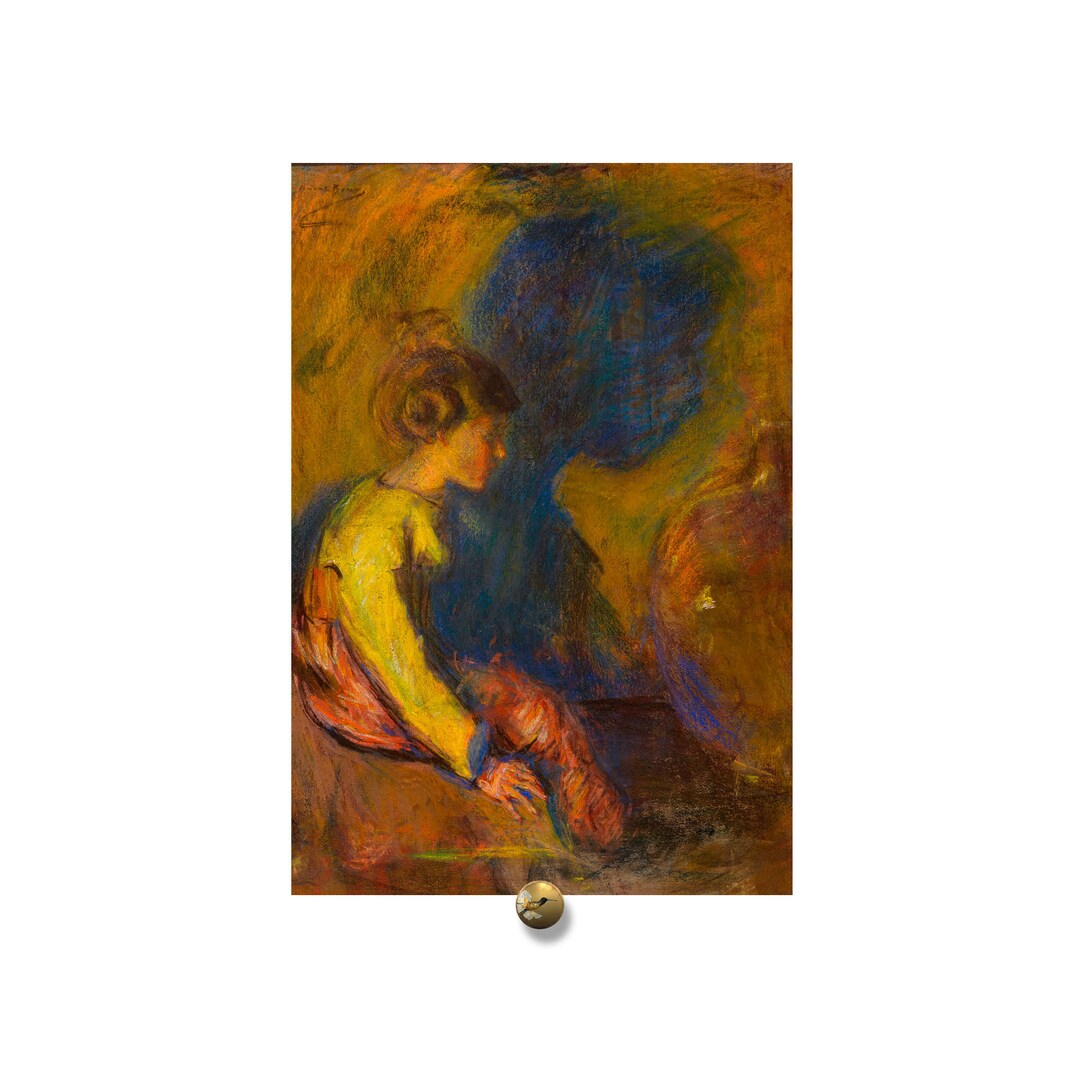 Young Girl Confronting Her Shadows & Fears Digital Art Digital ...