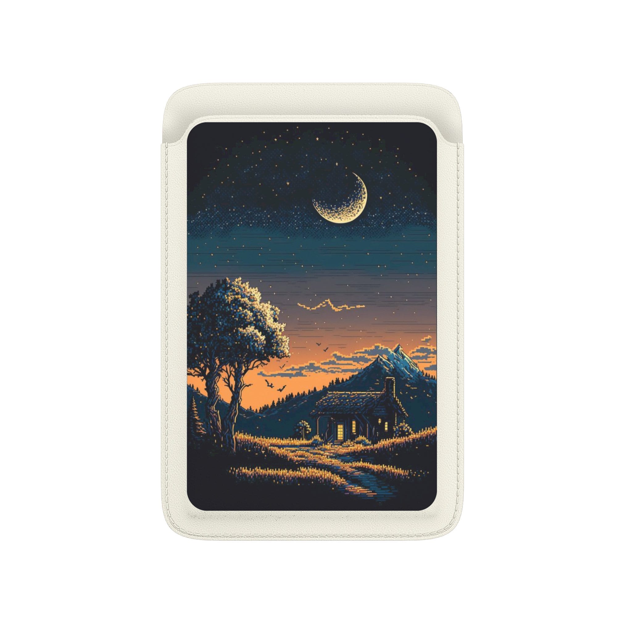 Pixel Art Magsafe Wallet, Magnetic Natural Aesthetics Wallet Compatible ...