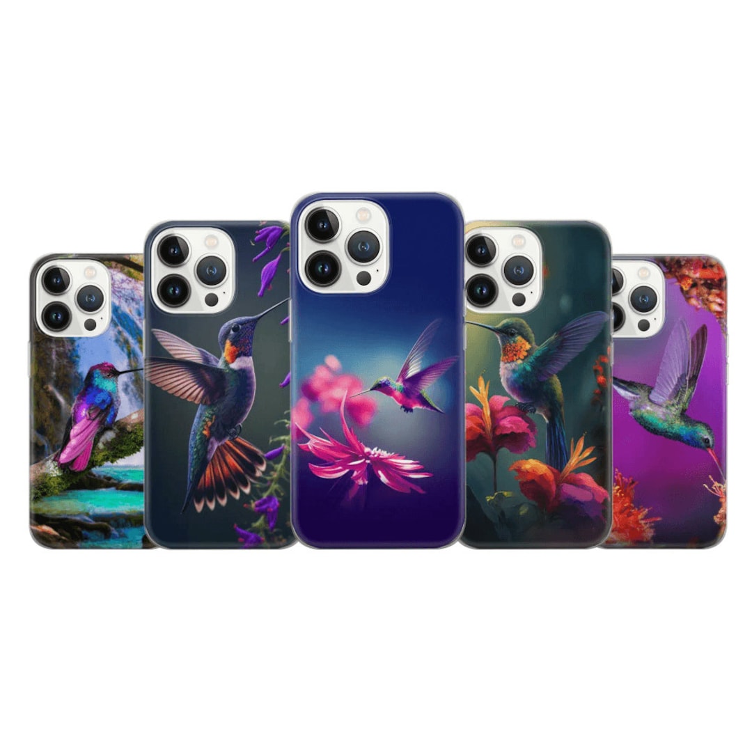 Hummingbird Phone Case Canary Bird Cover for iPhone 14 13 12 Pro 11 XR ...