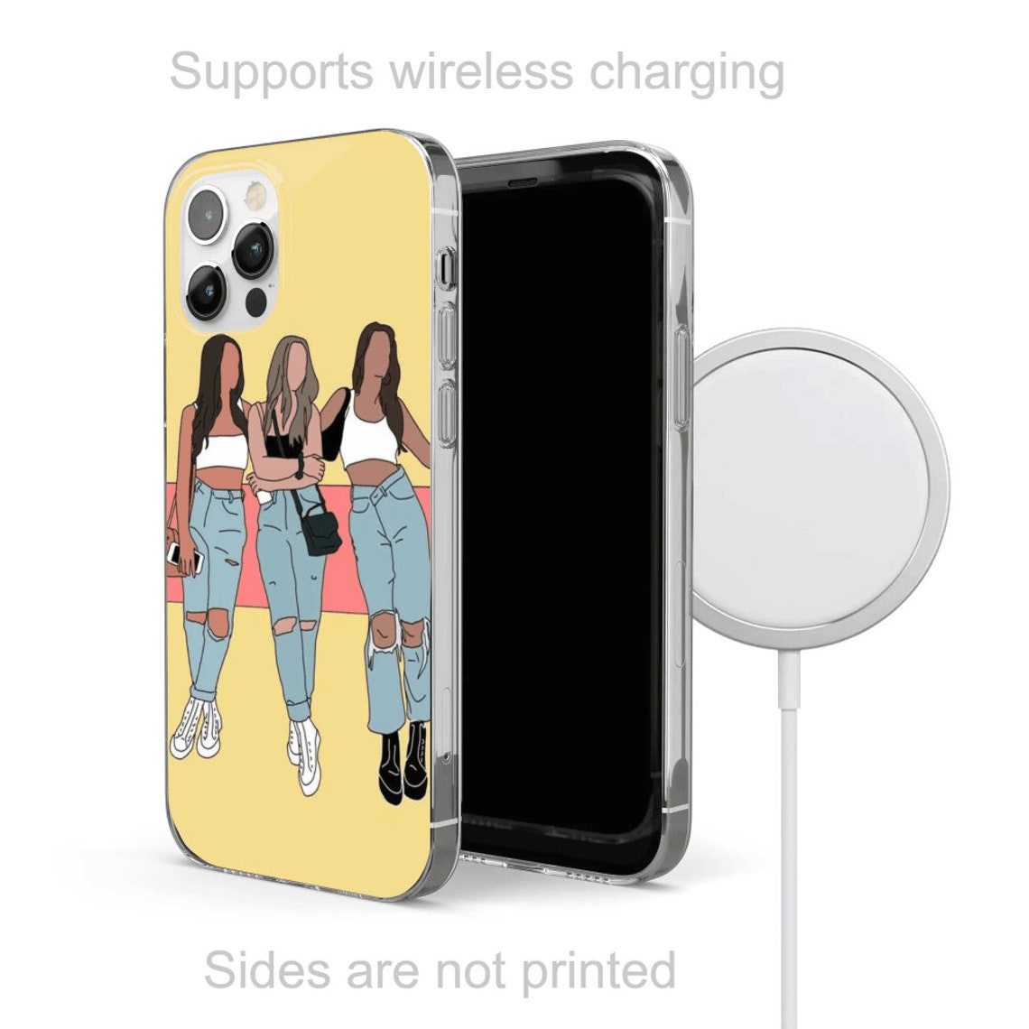 Best Friends Phone Case Friends Forever Cover for Iphone 14 13 - Etsy