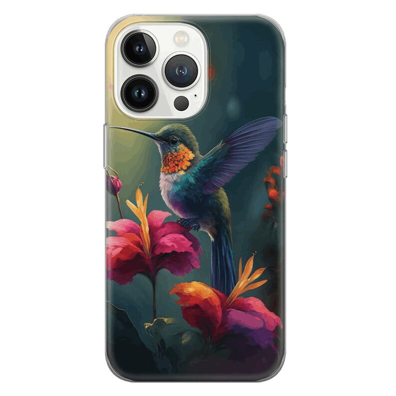 Hummingbird Phone Case Canary Bird Cover for iPhone 14 13 12 Pro 11 XR ...