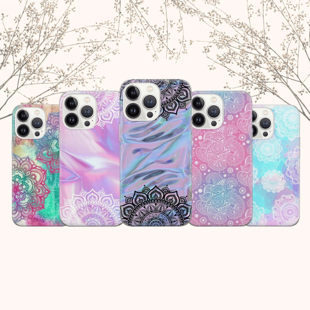Bohemian Phone Case Mandala Art Cover for iPhone 14 13 12 Pro 11 XR 8 7 ...