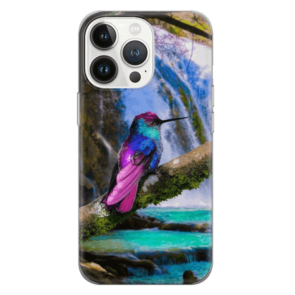 Hummingbird Phone Case Canary Bird Cover for iPhone 14 13 12 Pro 11 XR ...
