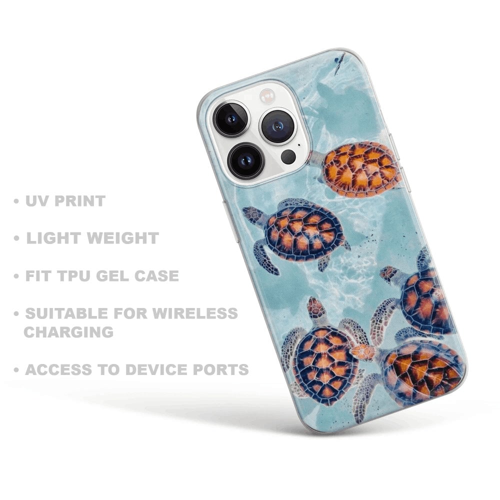 Sea Turtle Phone Case Turtles Cover for iPhone 14 13 12 Pro 11 - Etsy