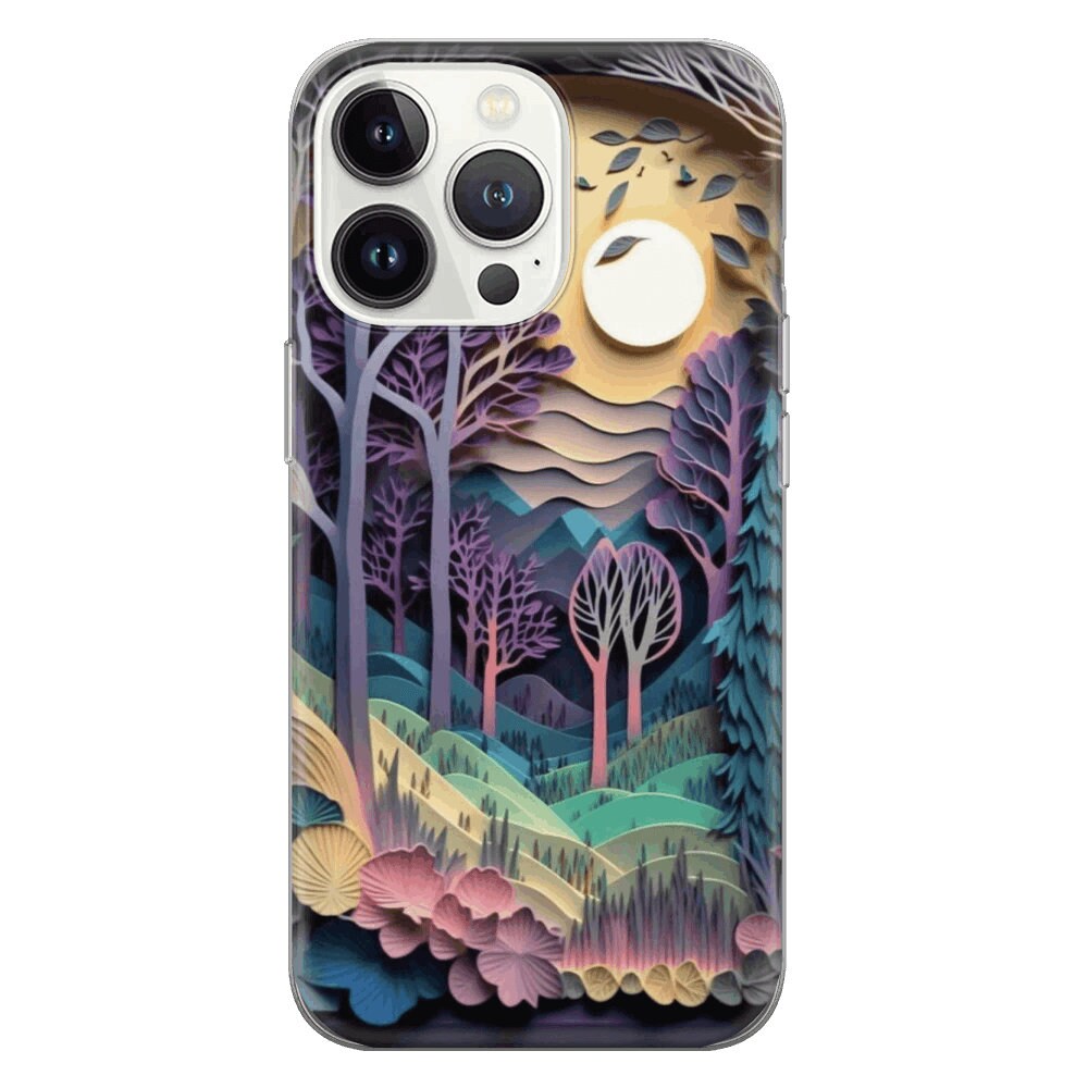 Origami Art Phone Case Origami Work Cover for iPhone 14 13 12 Pro 11 XR ...