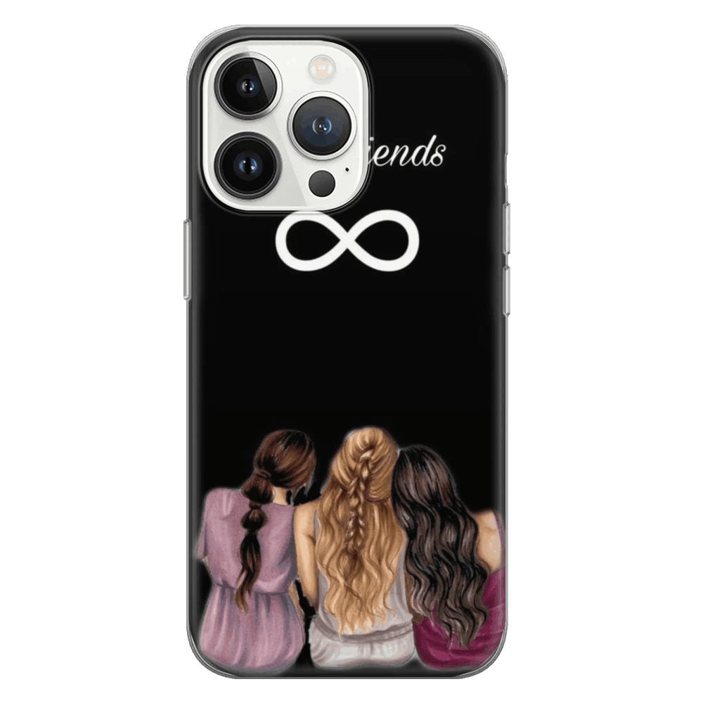 Best Friends Phone Case Friends Forever Cover for iPhone 14 13 12 Pro ...