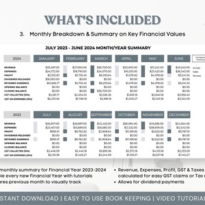 Ultimate Small Business Bookkeeping Financial Tracker: Yearly & Monthly ...
