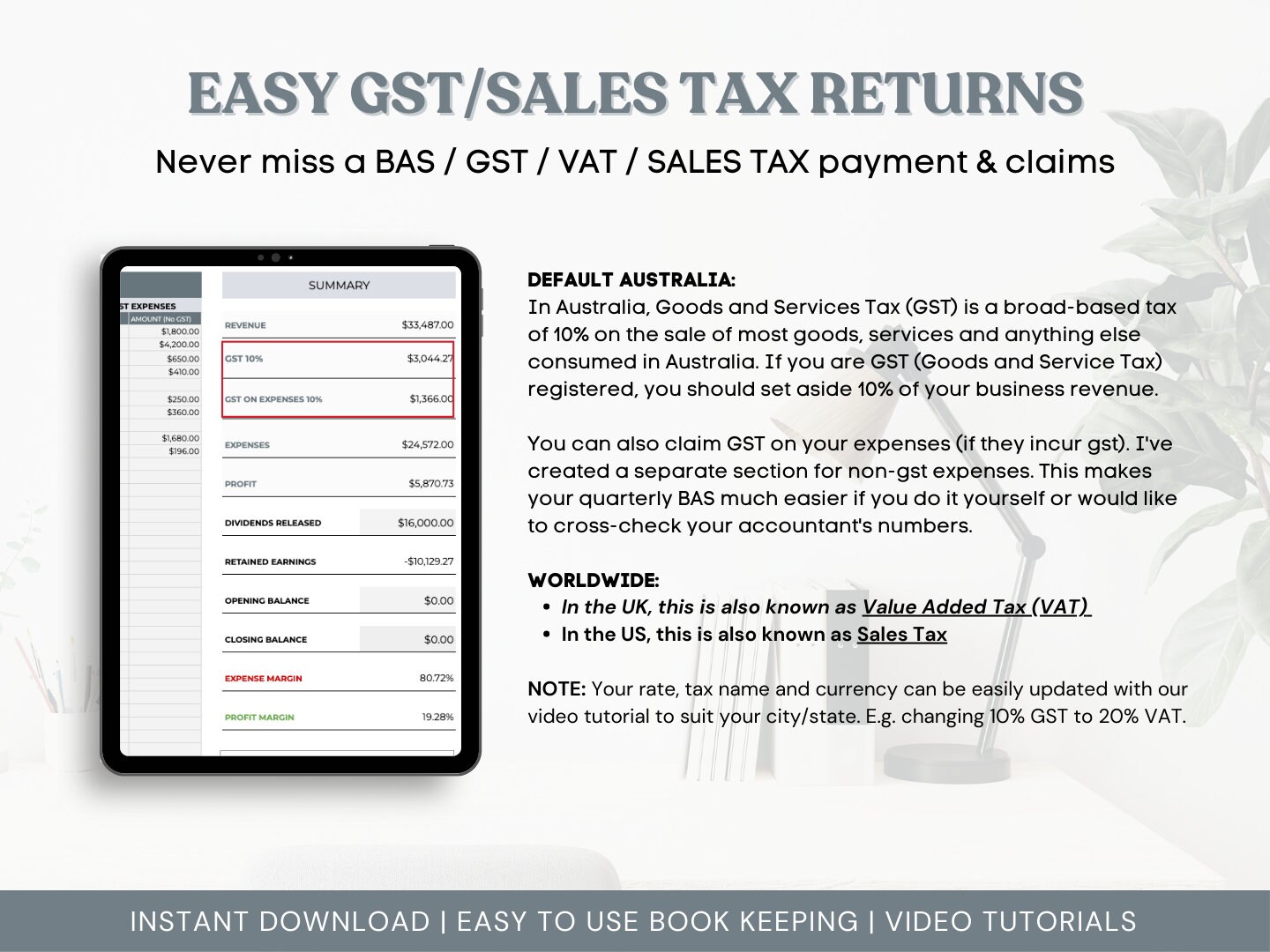 Ultimate Small Business Bookkeeping Financial Tracker: Yearly & Monthly ...