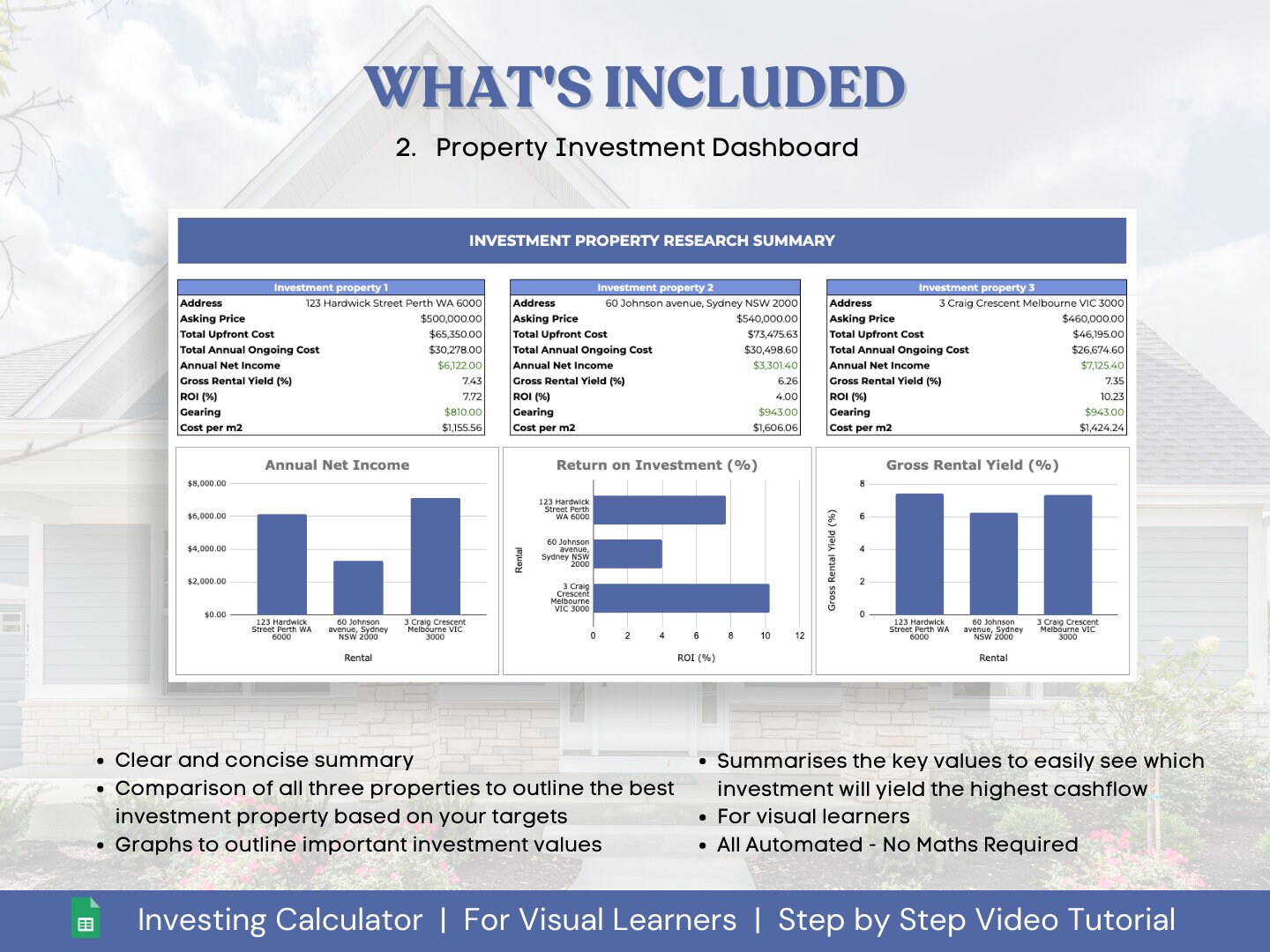 4-in-1 Property Investment Calculator - Etsy
