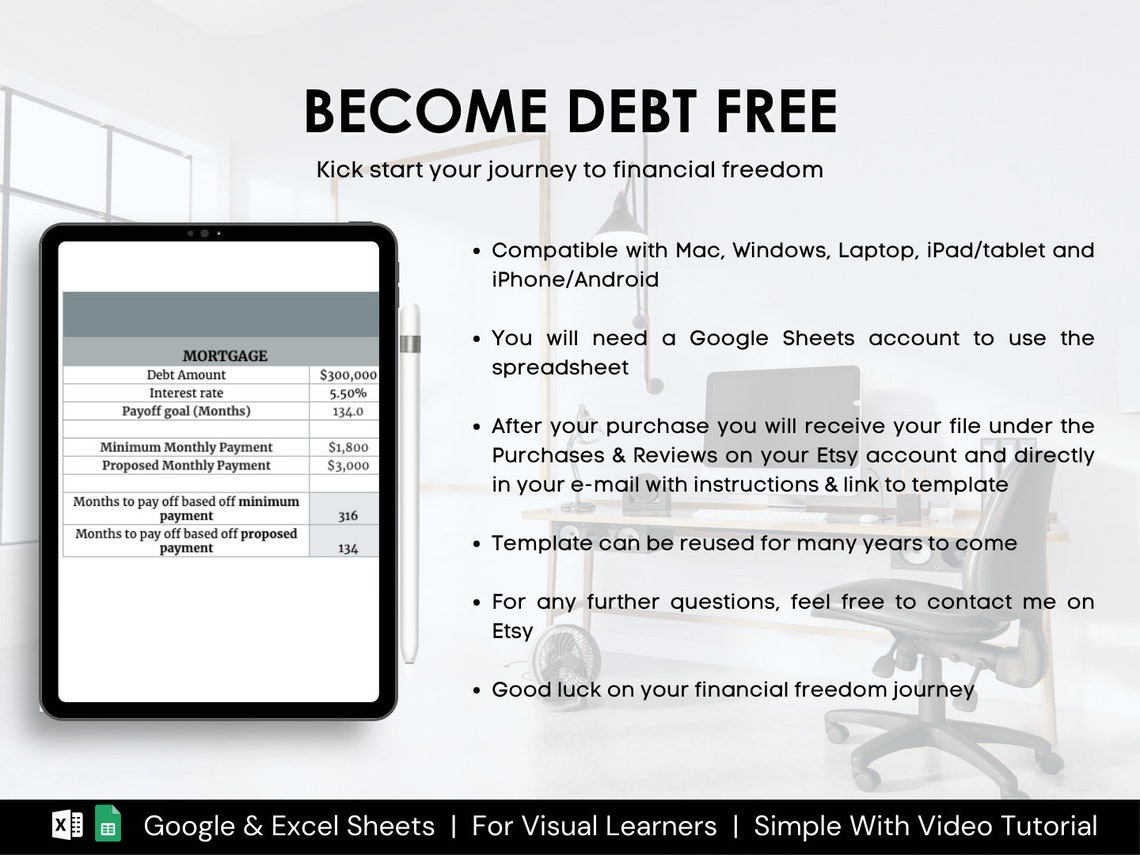 Debt Destroyer Tracker, Snowball Spreadsheet, Debt Payoff Tracker, Debt Snowball Calculator ...