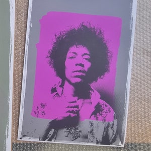 Jimi Hendrix Iconic Rock Art Print - Iconic Music Legend Poster for ...