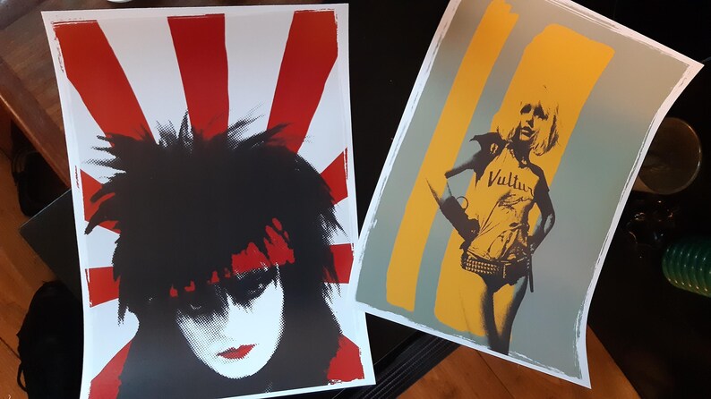 Siouxsie Sioux Poster Pop Art Print - Iconic Siouxsie and the Banshees ...