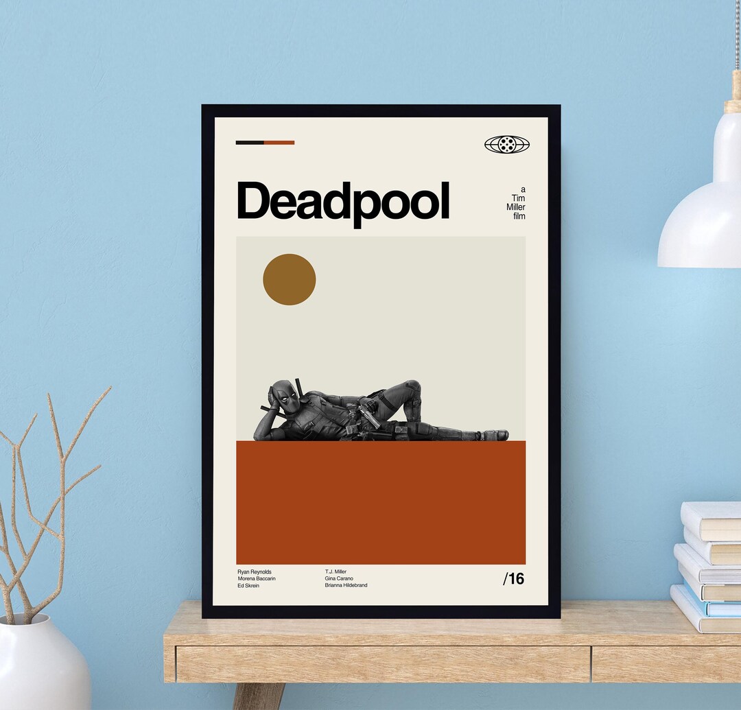 Deadpool Poster, Deadpool Movie Poster, Marvel Poster, Retro Poster ...