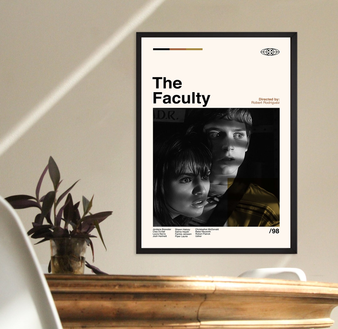 The Faculty Poster, Robert Rodriguez, Movie Poster, Room Decor, Vintage ...