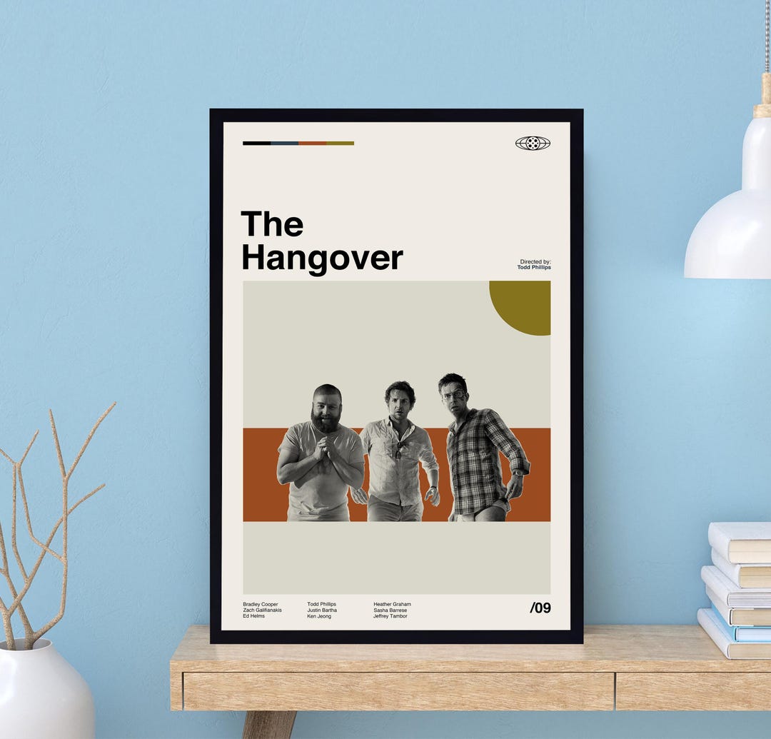 The Hangover Poster, the Hangover Movie, Todd Phillips, Retro Movie ...