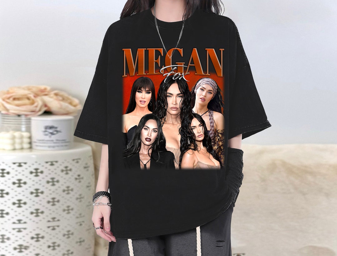 Megan Fox Character T-shirt Megan Fox Homage Megan Fox Tee - Etsy