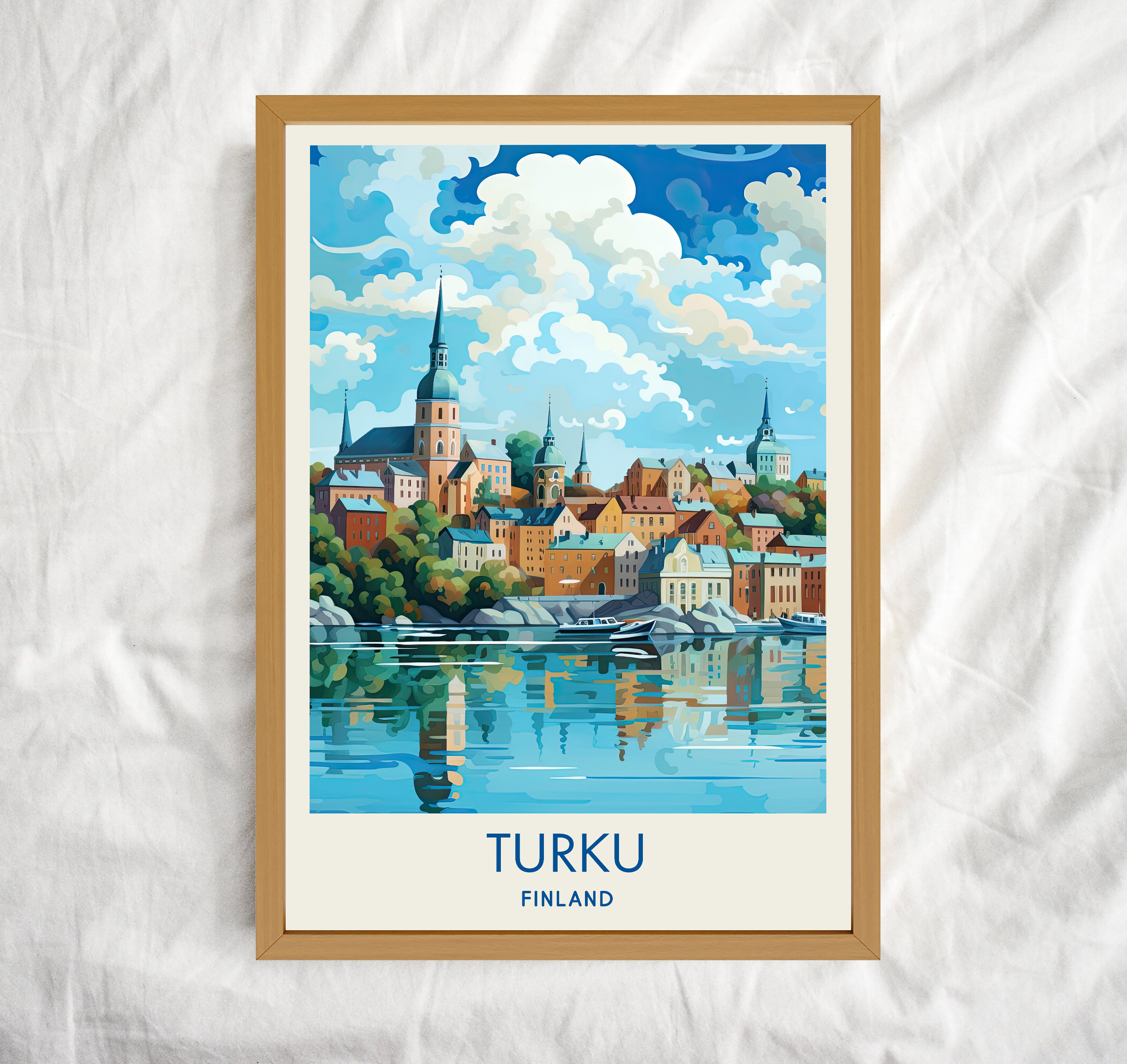 Turku Poster Finland Poster Turku Print Turku Travel Turku - Etsy