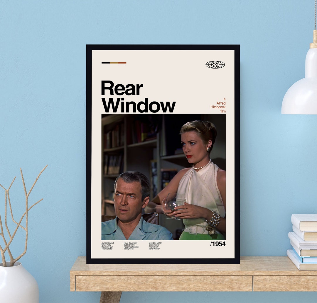 Rear Window Poster, Alfred Hitchcock, Rear Window Print, Movie Poster ...