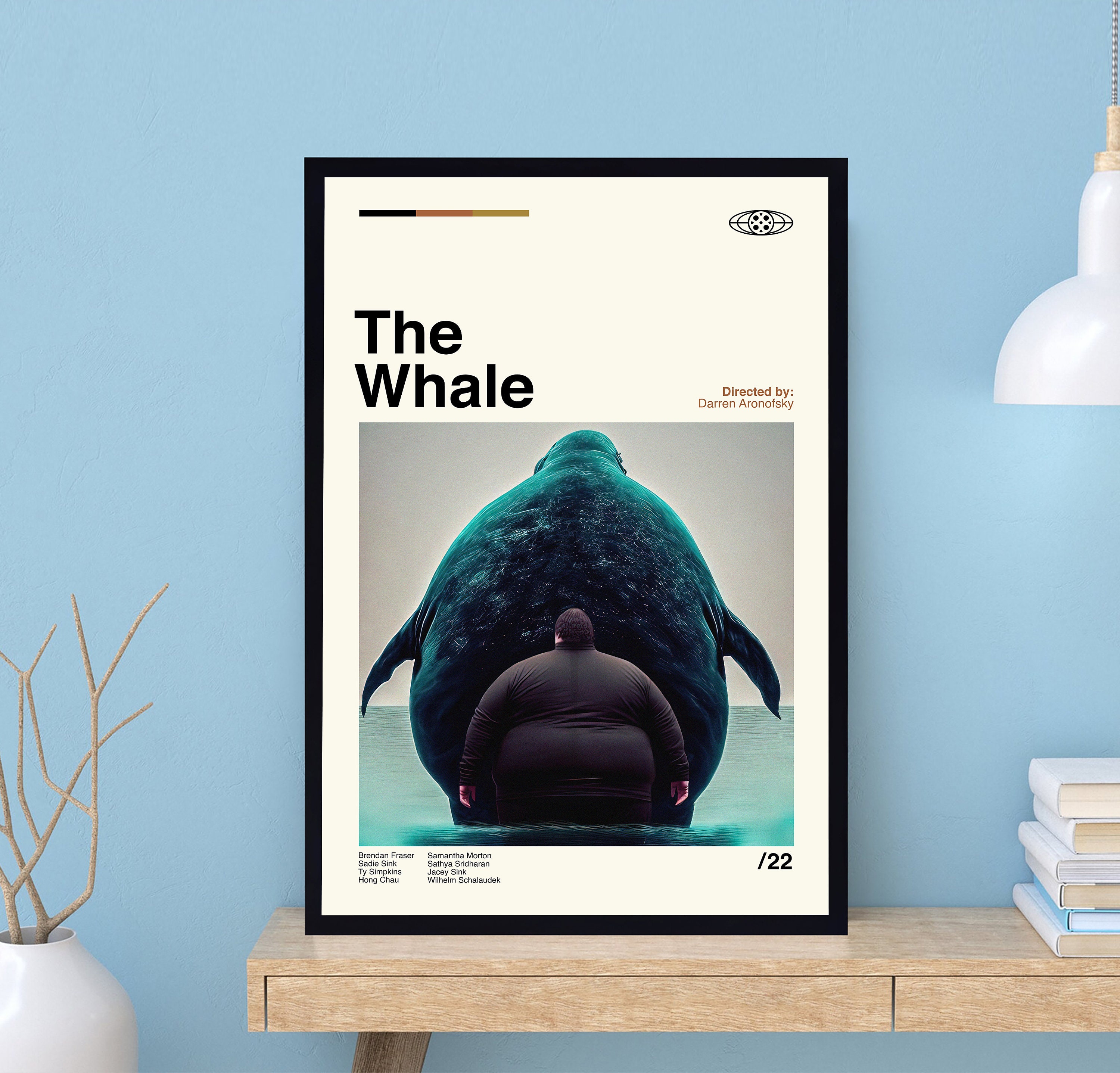 The Whale Poster, the Whale Movie Poster, Darren Aronofsky, Movie ...