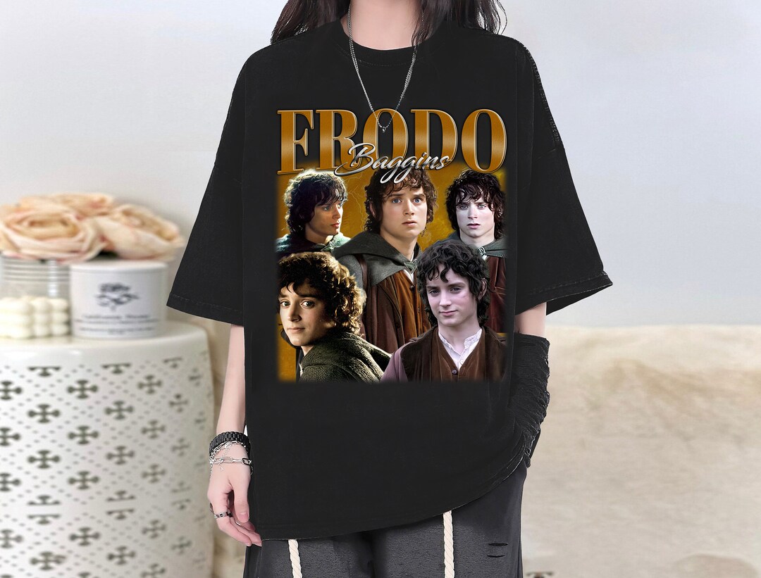Frodo Baggins Character T-shirt Frodo Baggins Shirt Frodo - Etsy