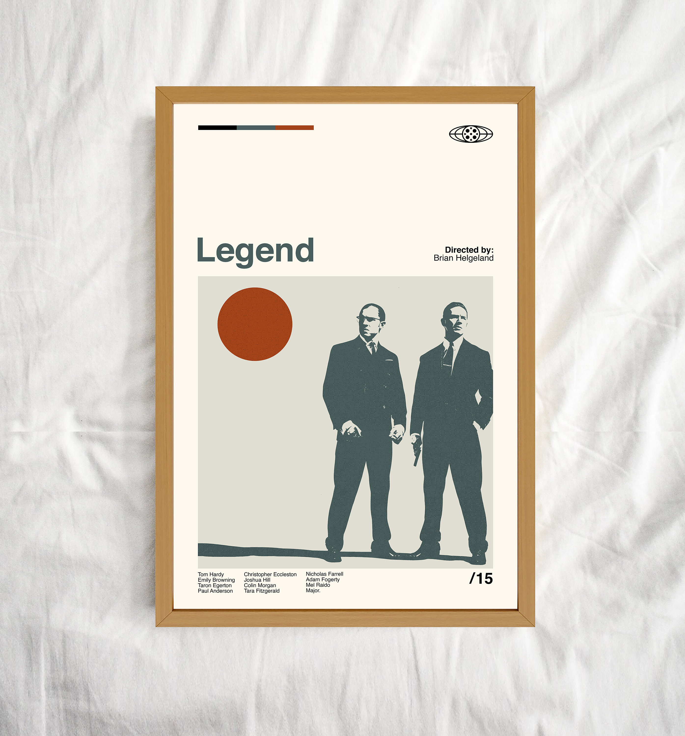 Legend Poster, Brian Helgeland, Retro Movie Poster, Minimalist Art ...
