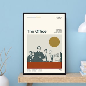 The Office Tv Series Poster, the Office Print, Retro Movie Poster ...