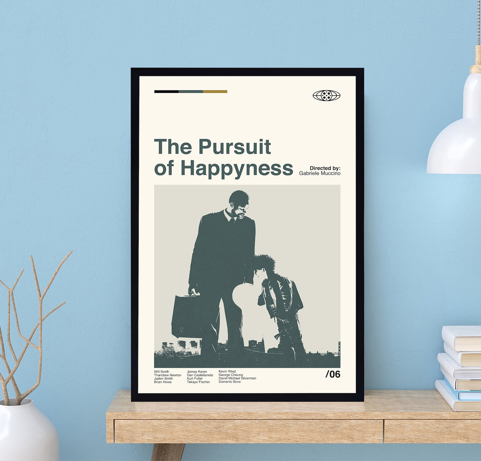 The Pursuit of Happyness Poster, Gabriele Muccino, Retro Poster ...