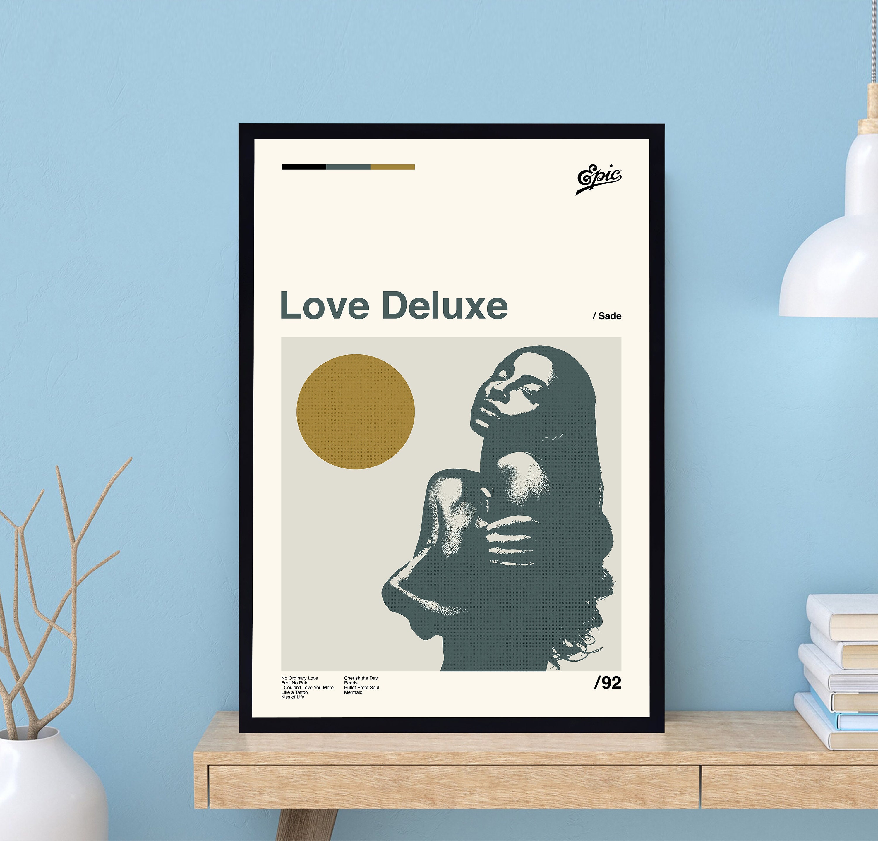 Sade Posters, Love Deluxe Poster, Sade, Love Deluxe, Album Cover Poster ...
