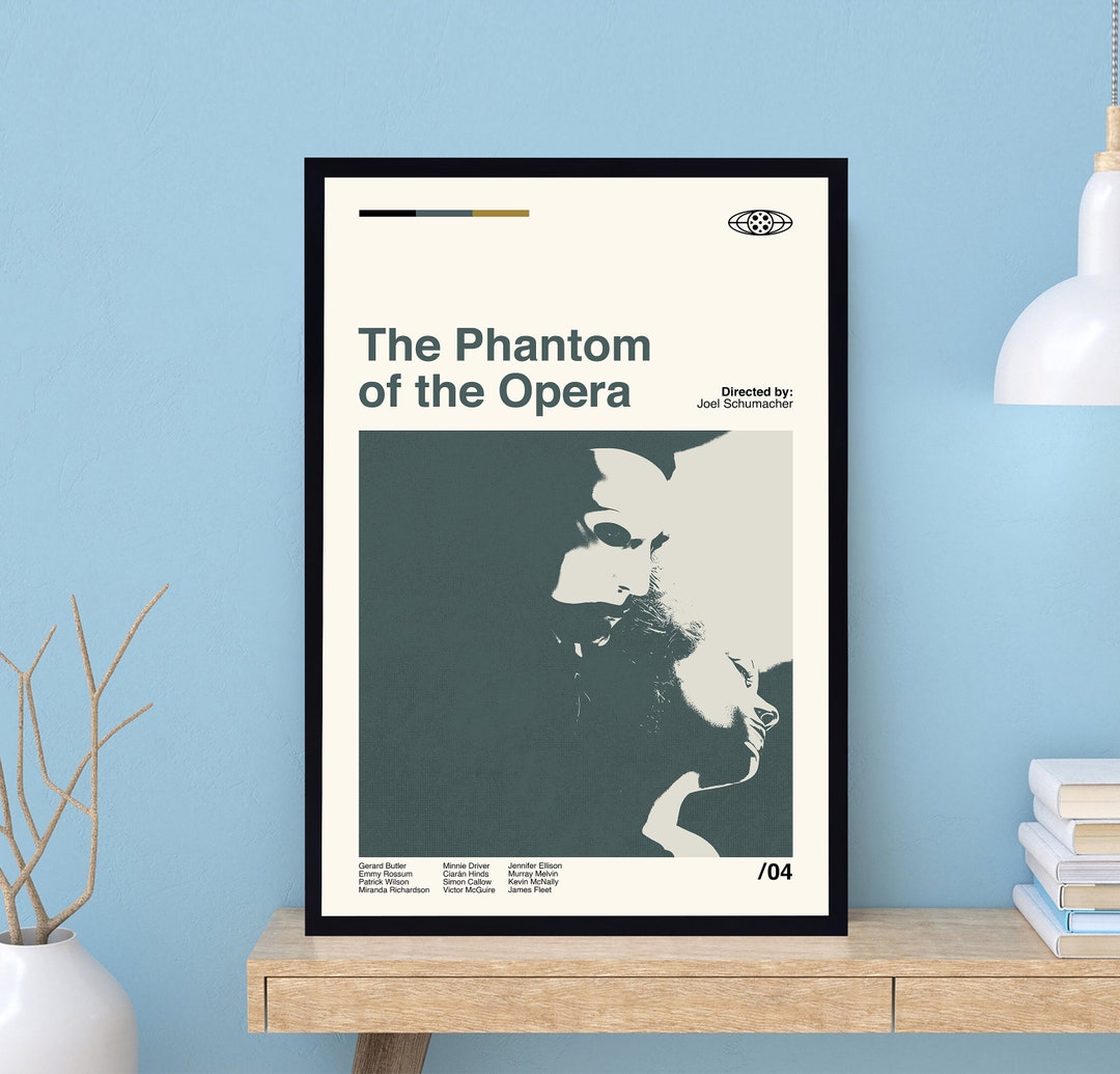 The Phantom of the Opera Poster, Joel Schumacher, Retro Movie Poster ...