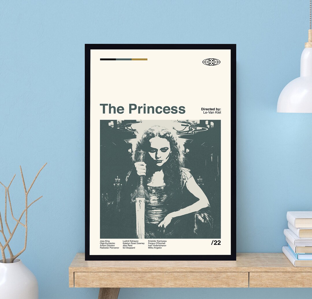 The Princess Poster, the Princess Movie Print, Retro Movie Poster ...