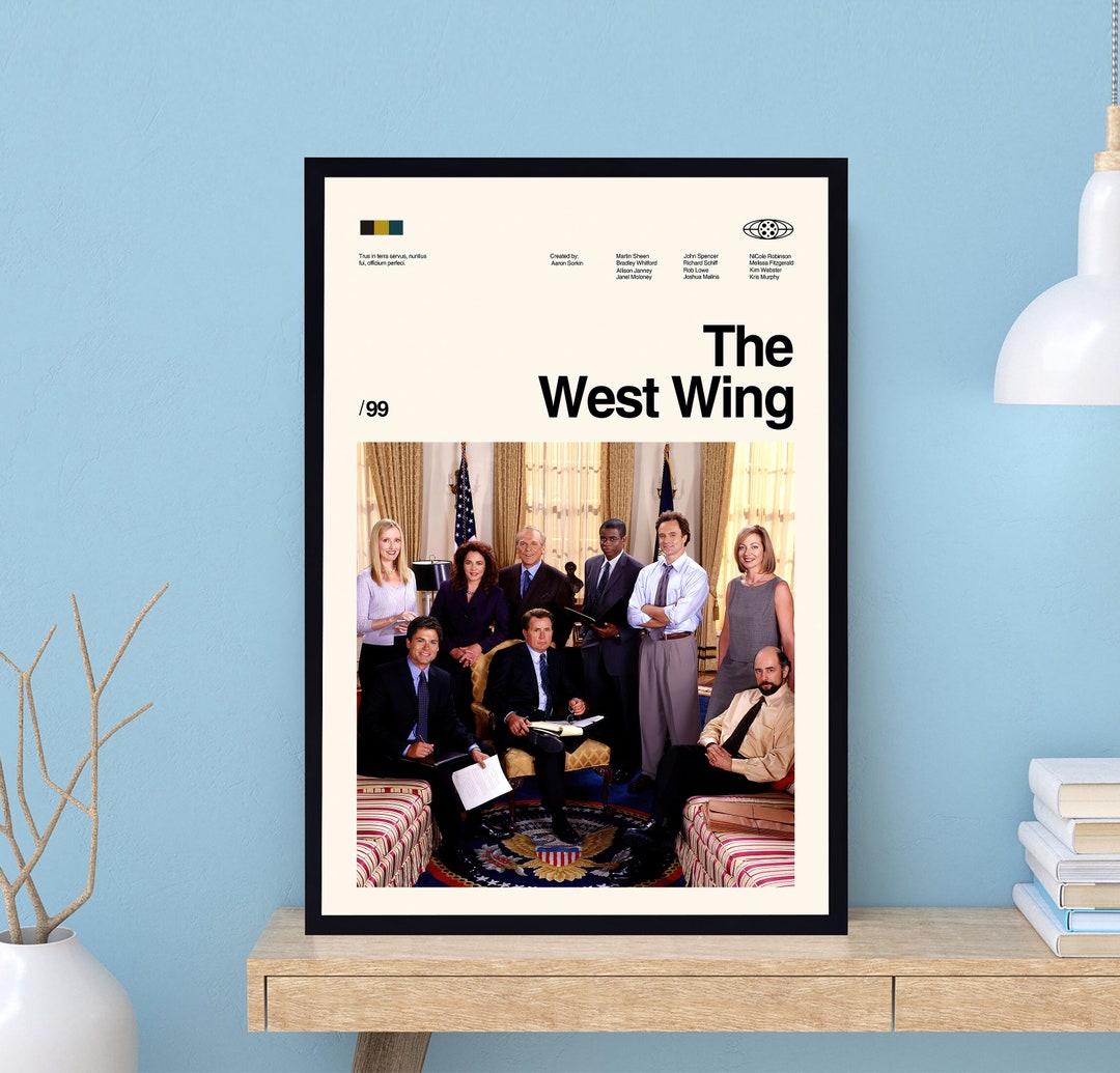 The West Wing Poster, the West Wing Tv Series, Retro Poster, Minimalist ...