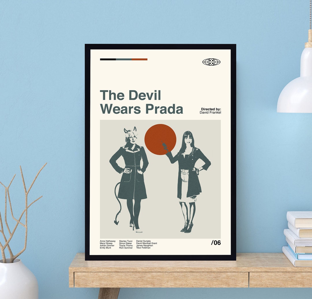 The Devil Wears Prada Poster, David Frankel, Minimalist Movie Poster ...