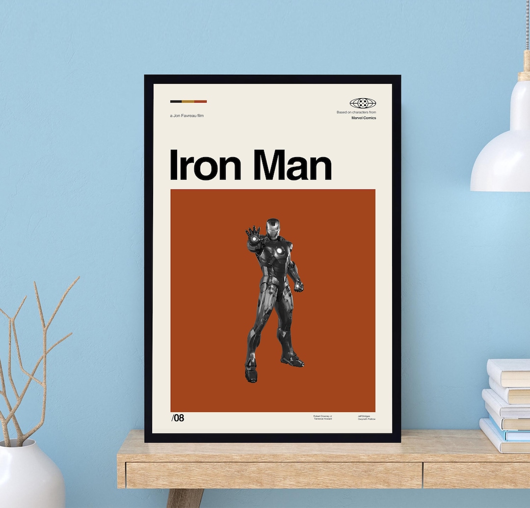 Iron Man Poster, Iron Man Print, Marvel Poster, Minimalist Art ...