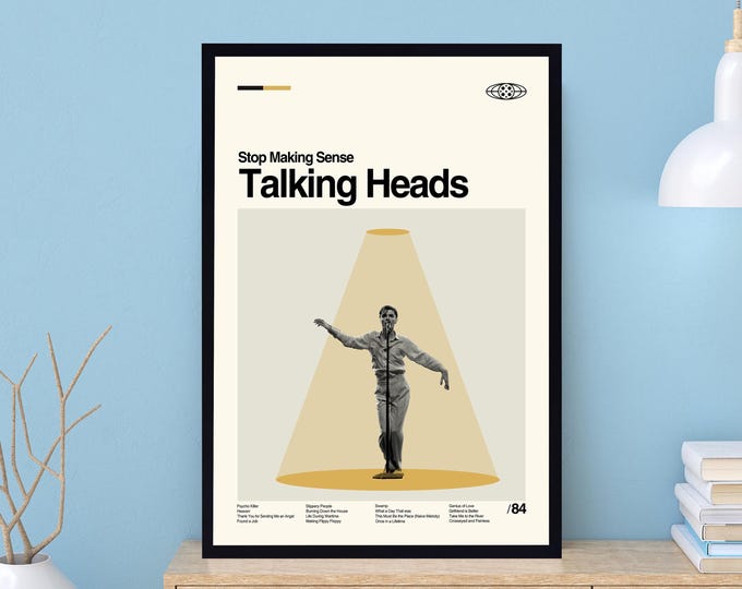 Stop Making Sense Talking Heads David Byrne Poster, Print in 3 Sizes - Etsy