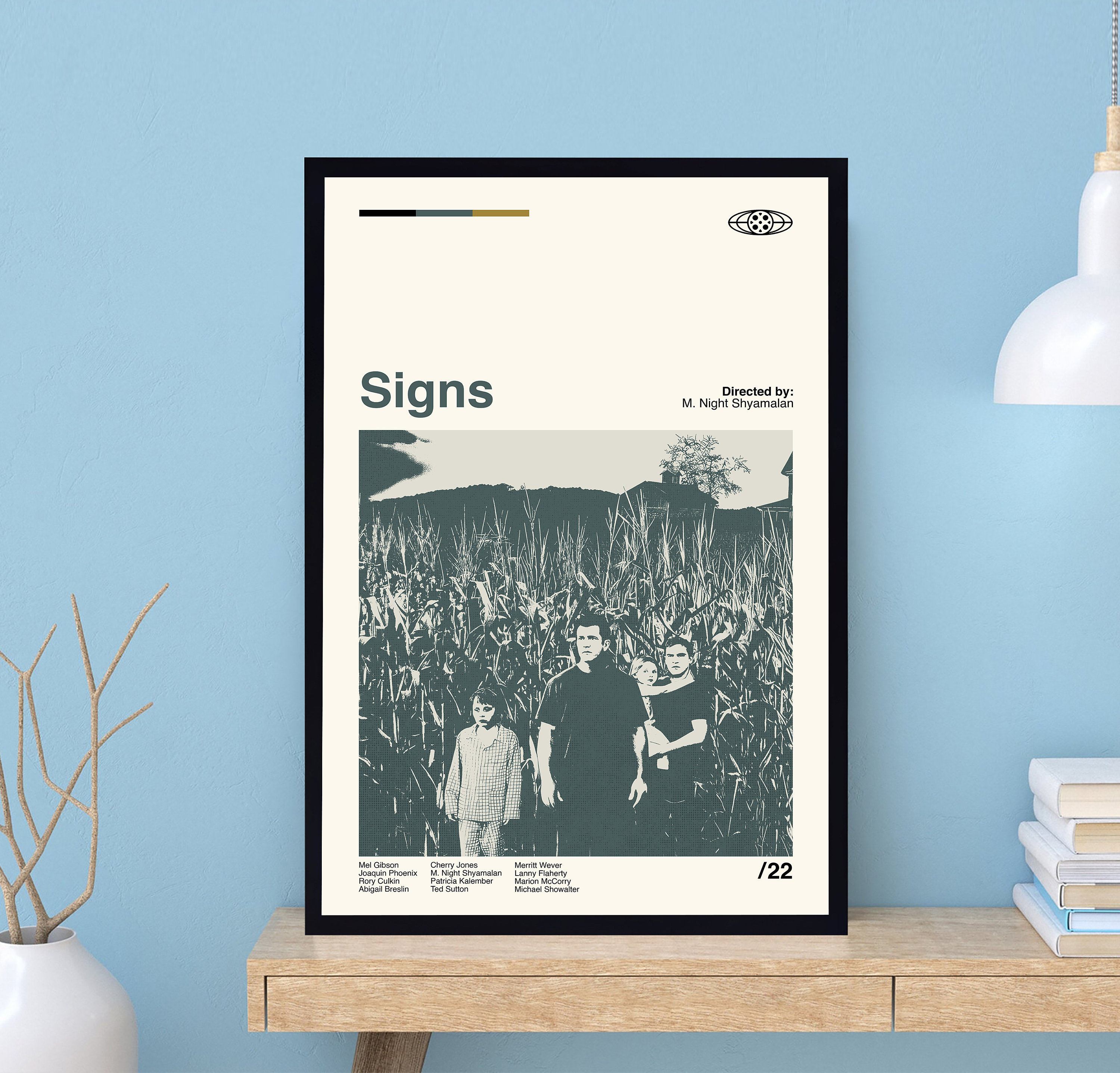 Signs Movie Poster, Signs Poster, M Night Shyamalan, Retro Movie Poster ...