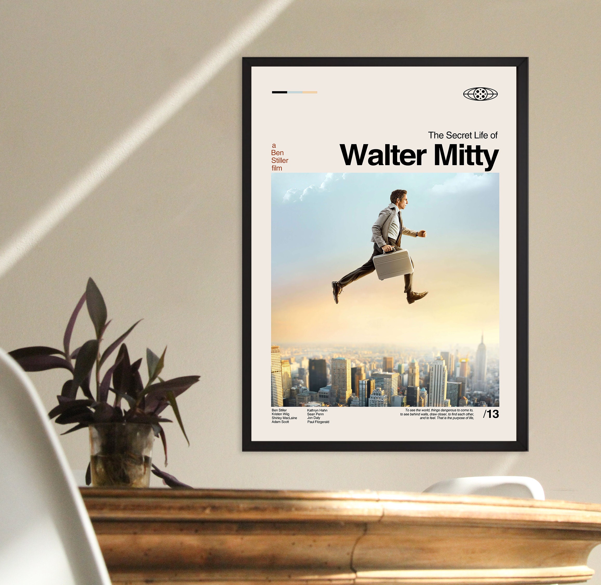 The Secret Life Of Walter Mitty Poster