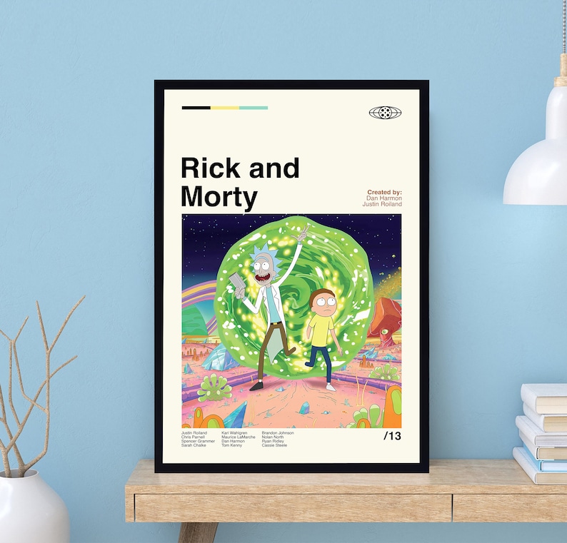 Rick and Morty Poster, Justin Roiland, Dan Harmon, Movie Poster ...