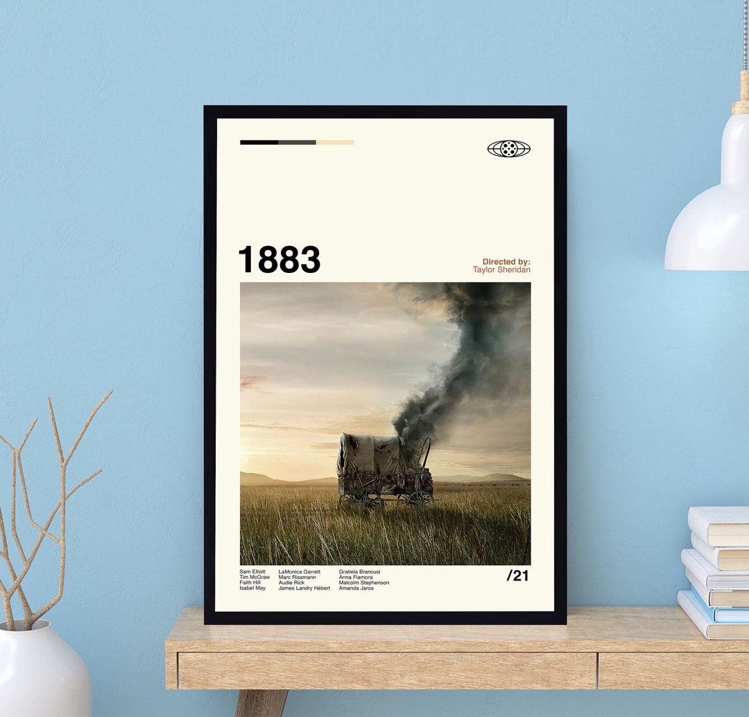 1883 Tv Series Poster, 1883 Poster, Taylor Sheridan, Movie Poster ...