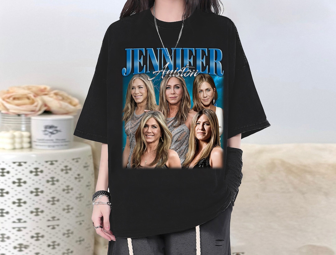 Jennifer Aniston Actress T-shirt Jennifer Aniston Shirt - Etsy