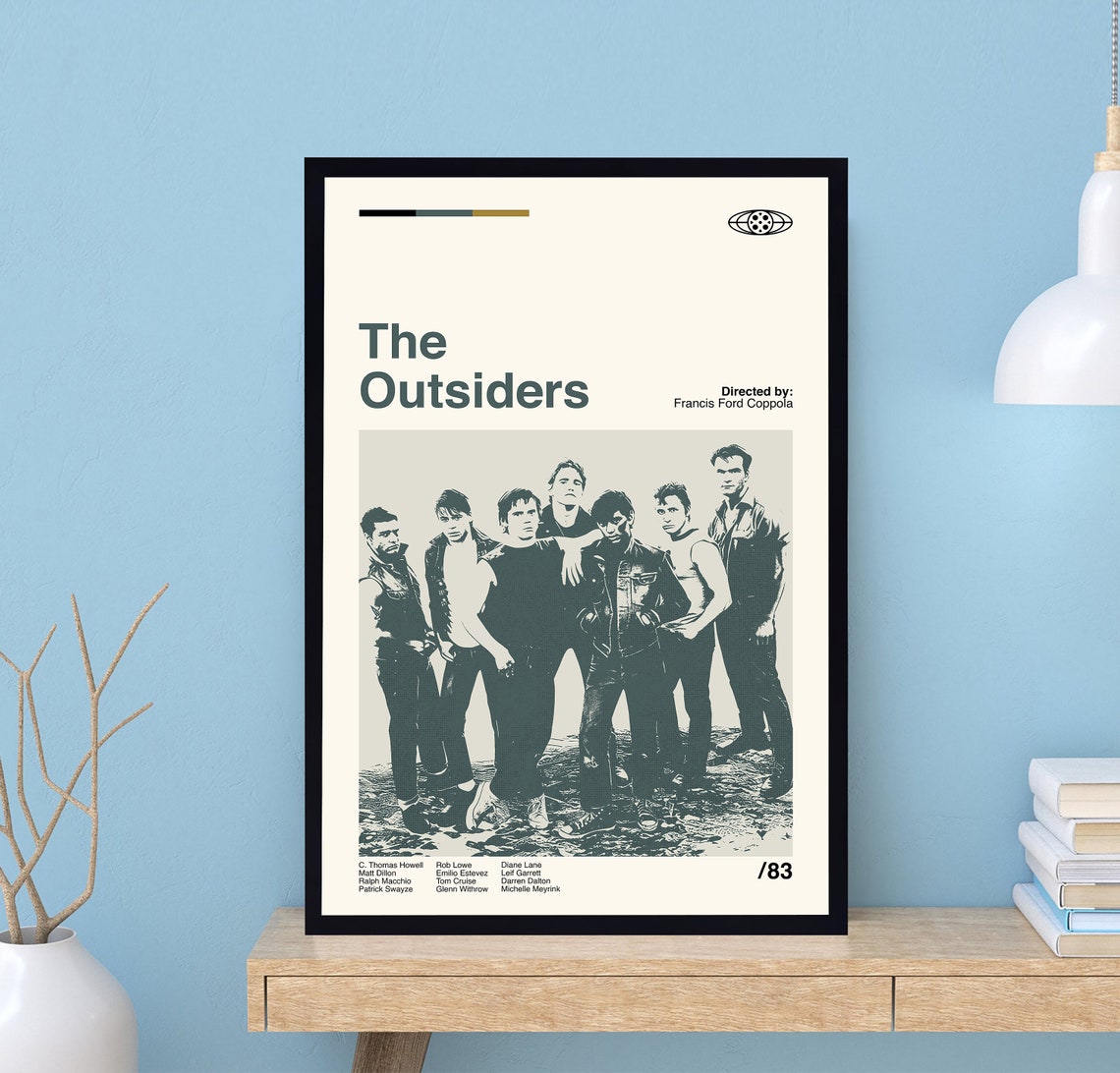The Outsiders Poster, Francis Ford Coppola, Retro Movie Poster ...
