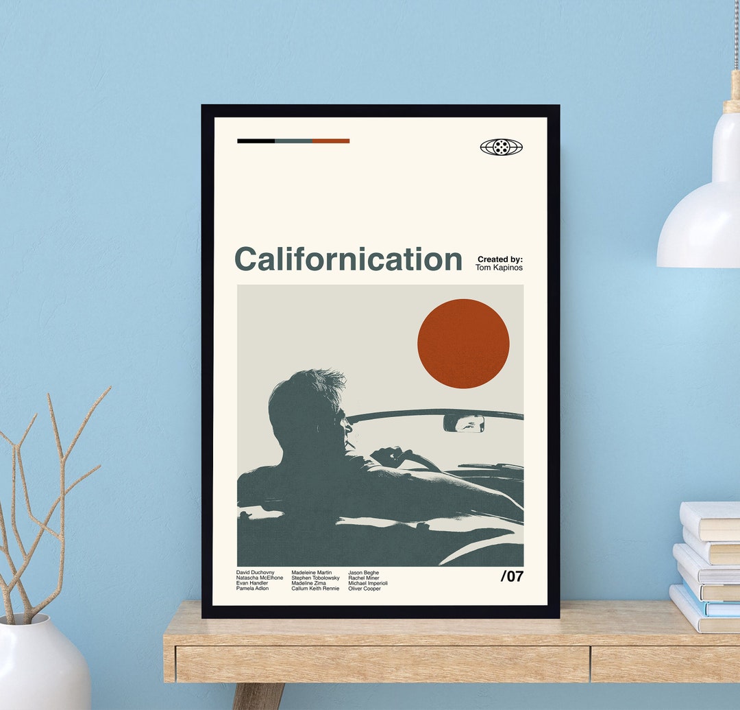 Californication Poster, Californication Movie, Tom Kapinos, Retro Movie ...