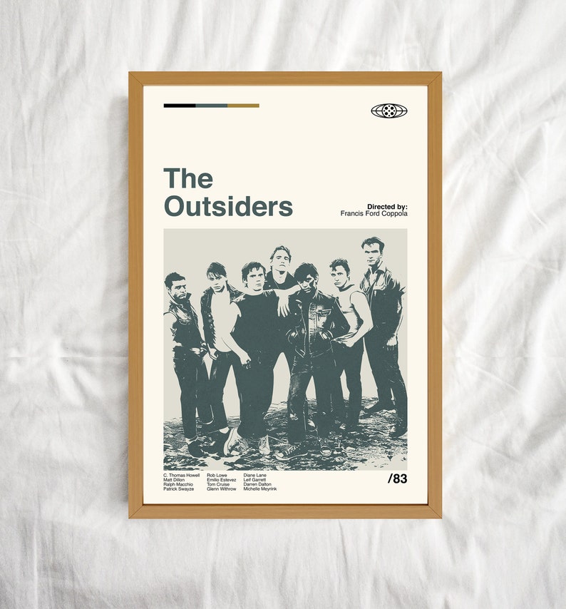 The Outsiders Poster, Francis Ford Coppola, Retro Movie Poster ...