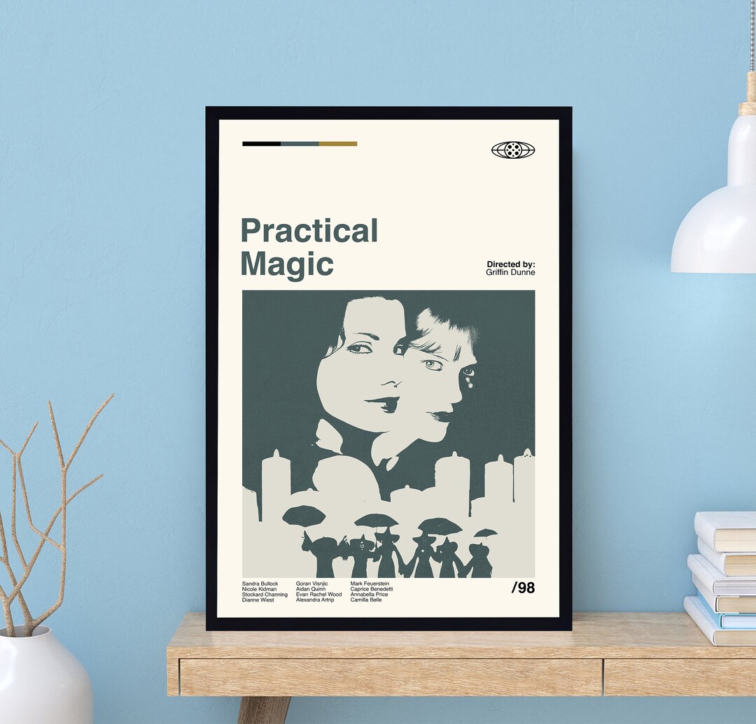 Practical Magic Poster, Griffin Dunne, Practical Magic, Retro Movie ...