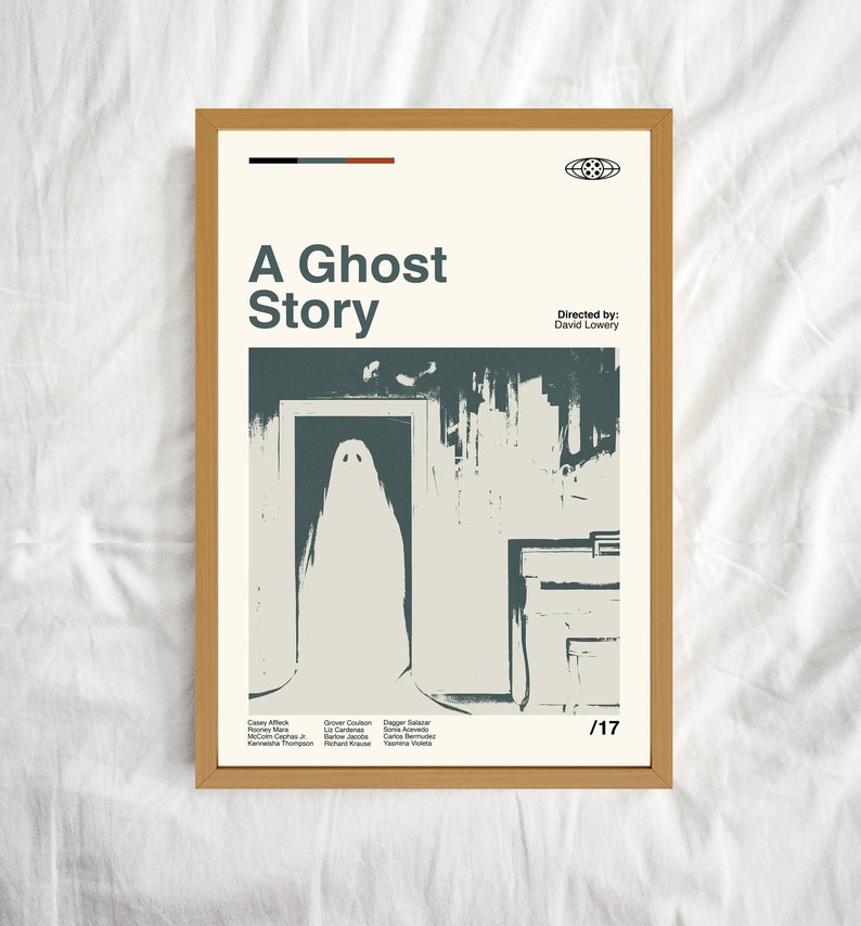 A Ghost Story Poster, David Lowery, Abstract Poster, Retro Poster ...
