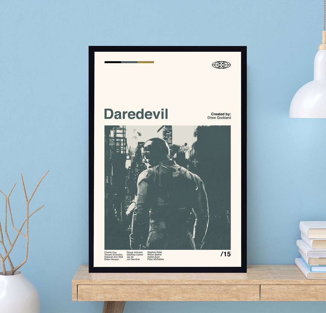Daredevil Movie, Drew Goddard, Wall Art Print, Minimalist Movie, Modern ...