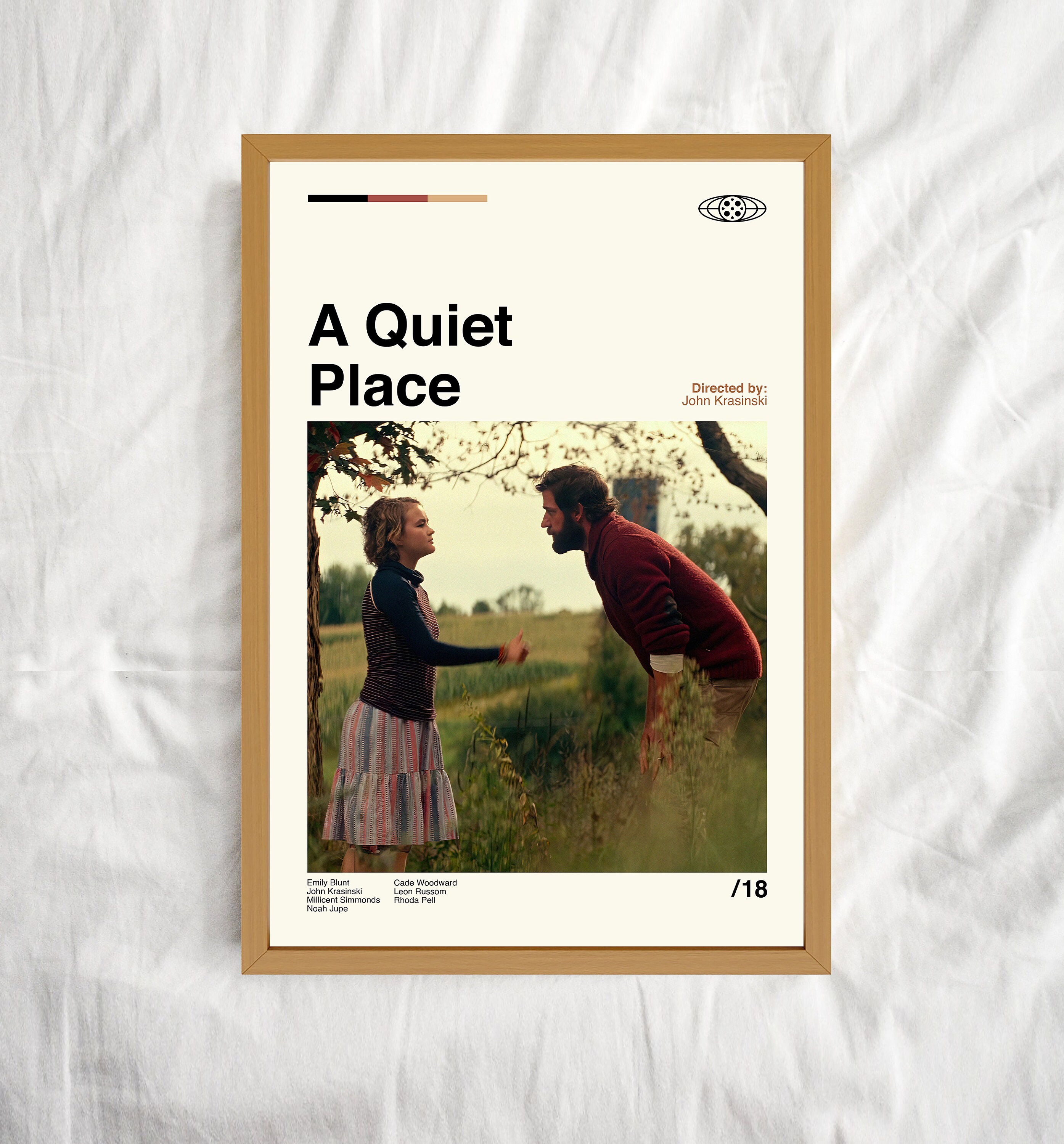 A Quiet Place Poster, A Quiet Place Print, John Krasinski, Minimalist ...