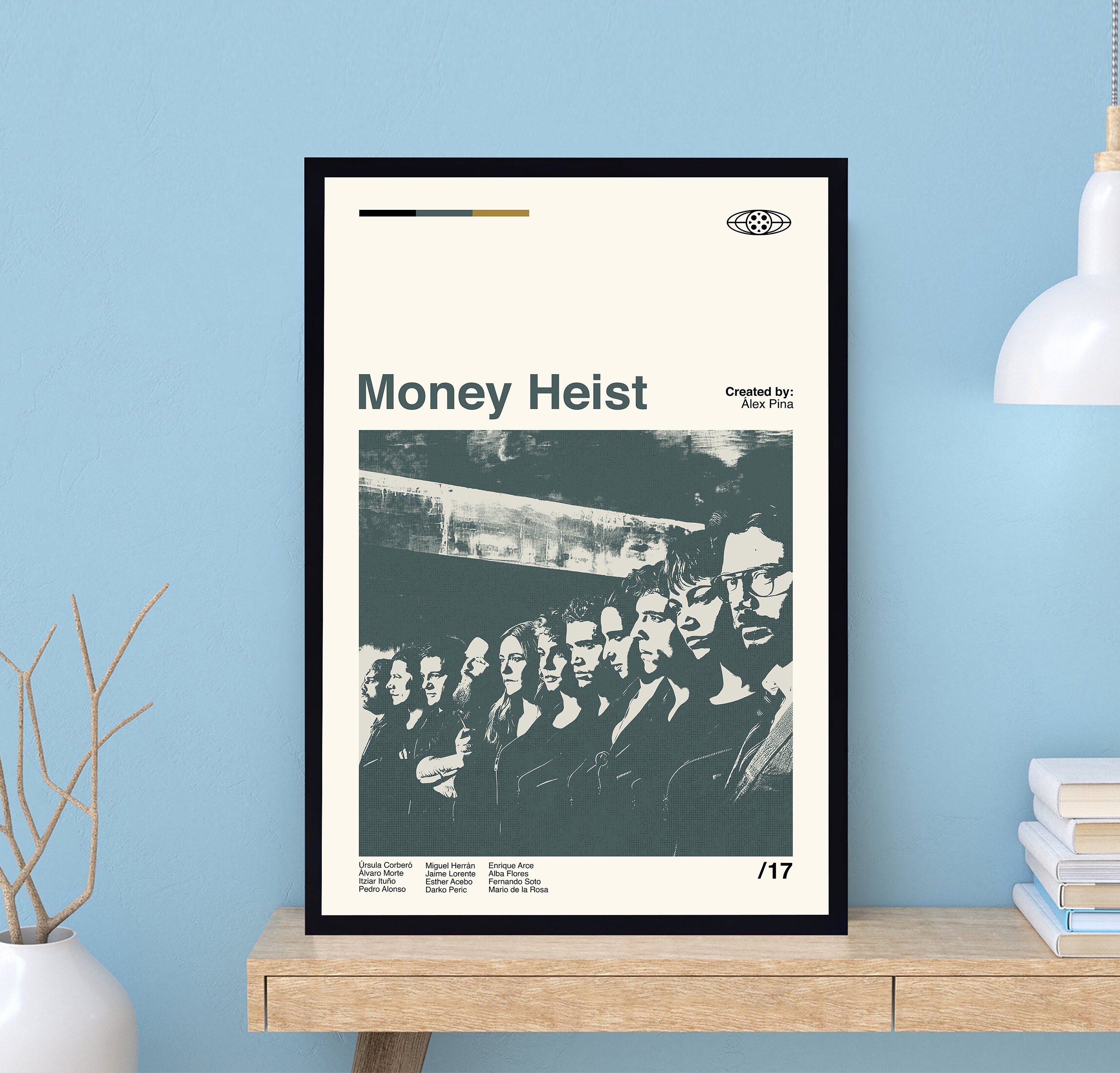 Money Heist Poster, Álex Pina, Money Heist Tv Series, Art Print, Wall ...