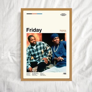 Friday Poster, Friday Movie Poster, F. Gary Gray, Retro Poster ...